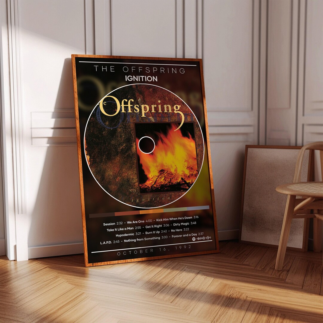 The Offspring Poster | Ignition Poster | Album Poster Print | Album ...