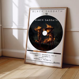 Black Sabbath Poster Print | 13 Poster | Album Poster Print | Album ...