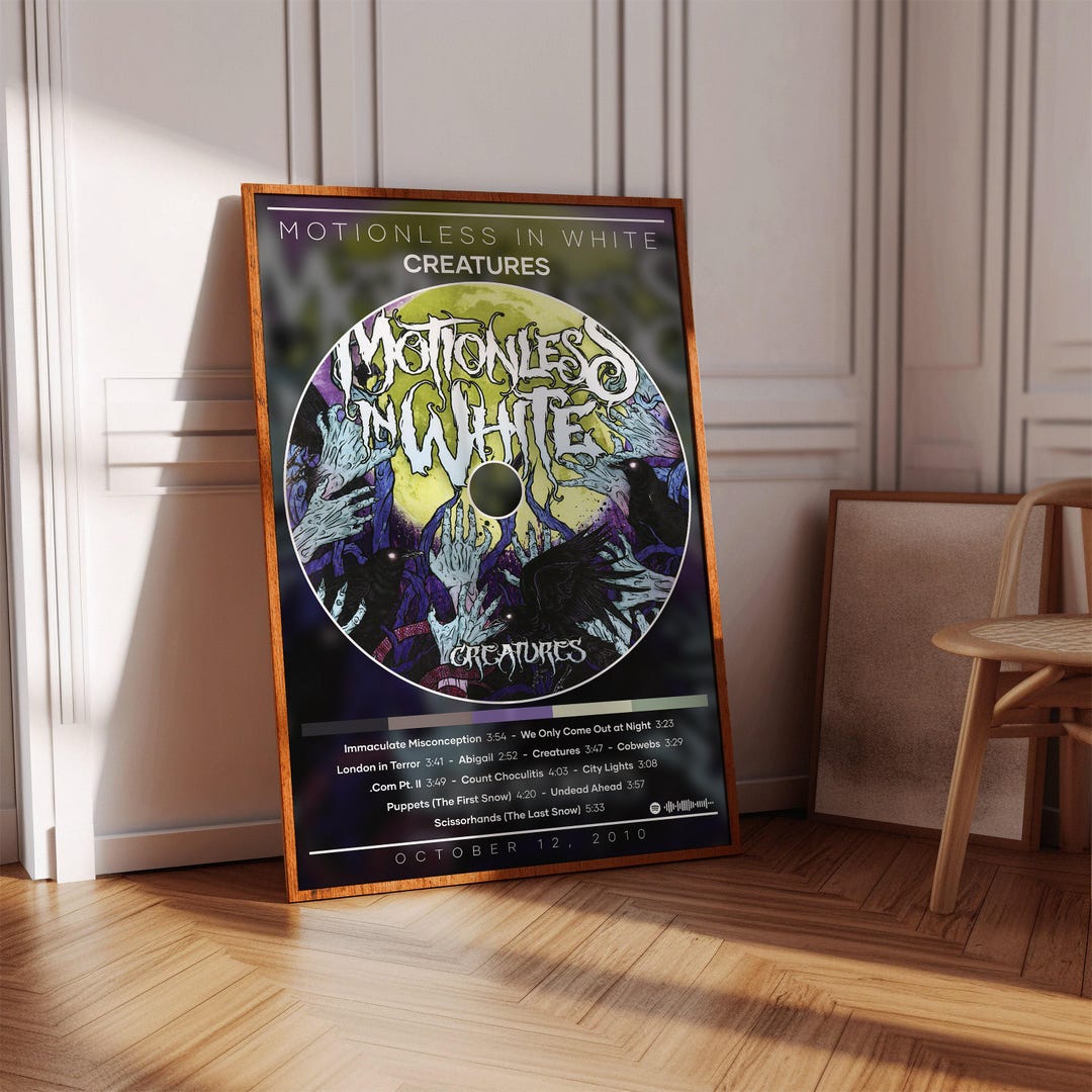 Motionless in White Poster | Creatures Poster | Album Poster Print ...