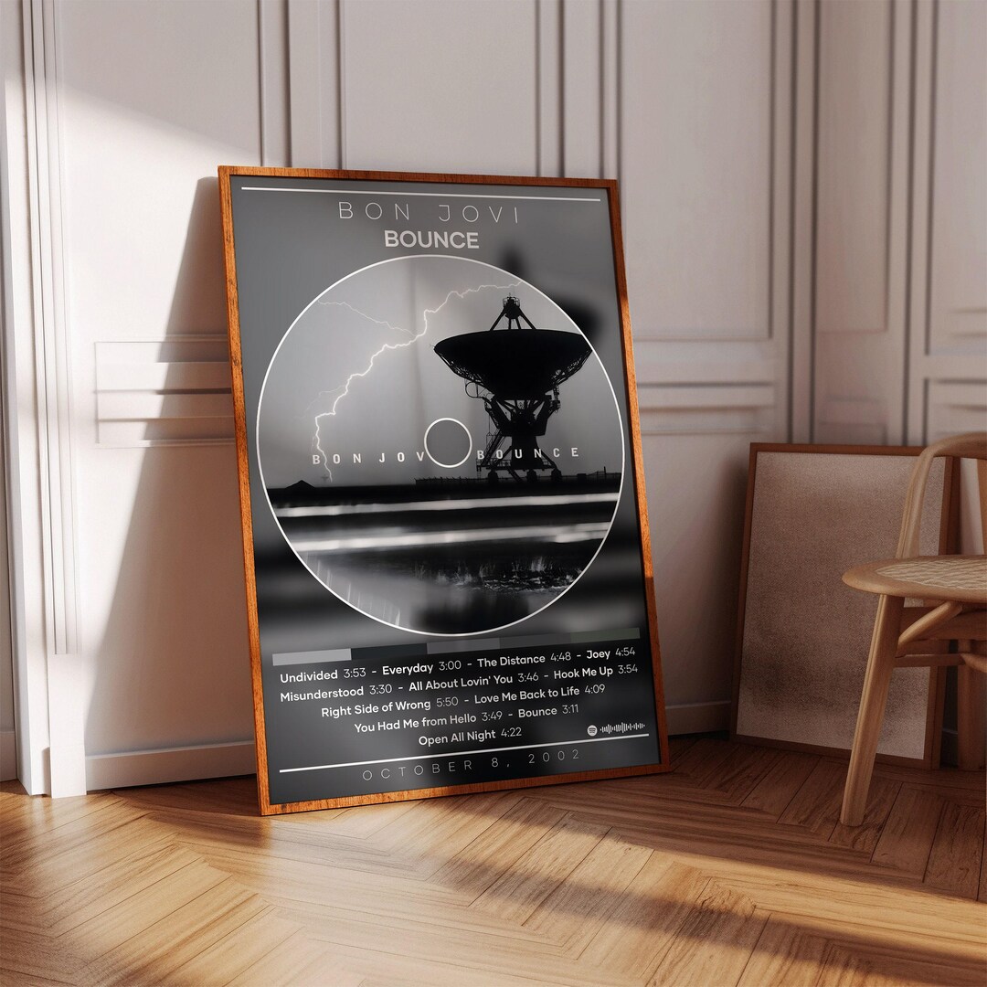 Bon Jovi Poster Print | Bounce Poster | Album Poster Print | Album ...