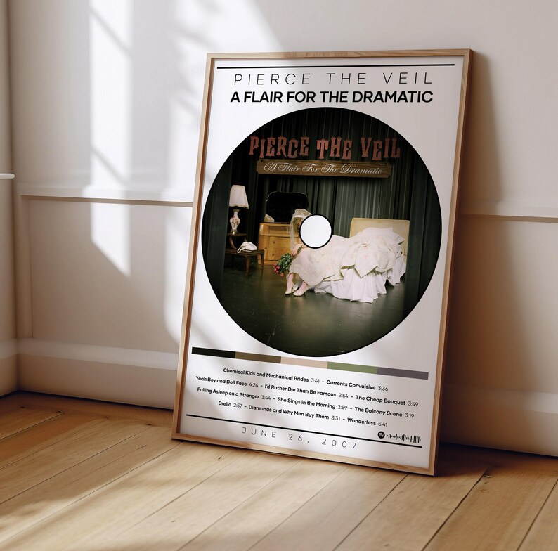 Pierce the Veil Poster | A Flair for the Dramatic Poster | Album Poster ...