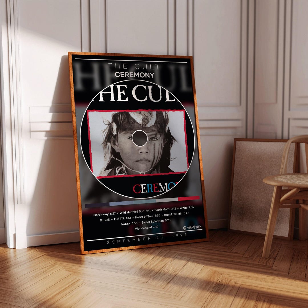 The Cult Poster | Ceremony Poster | Album Poster Print | Album Cover ...