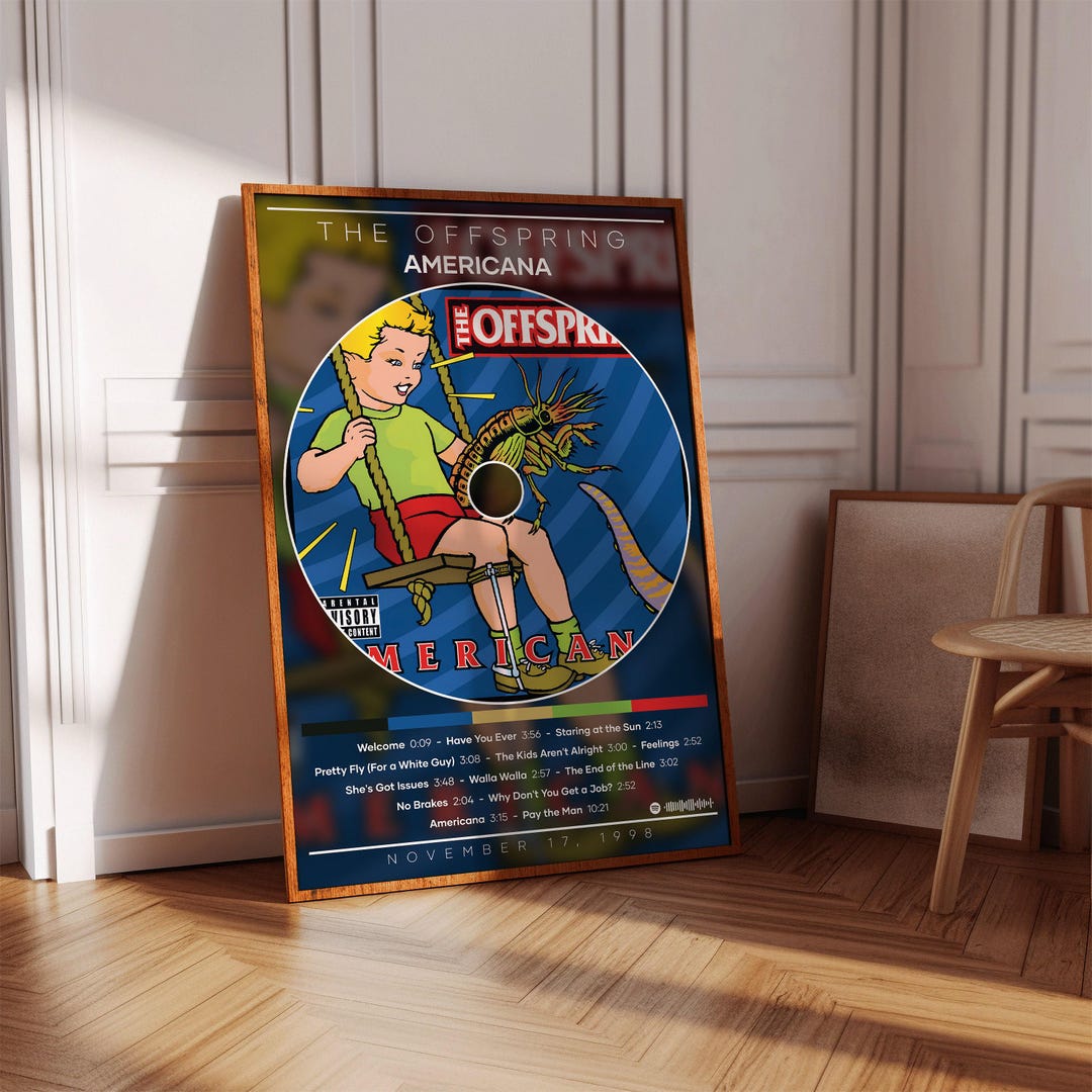 The Offspring Poster | Americana Poster | Album Poster Print | Album ...
