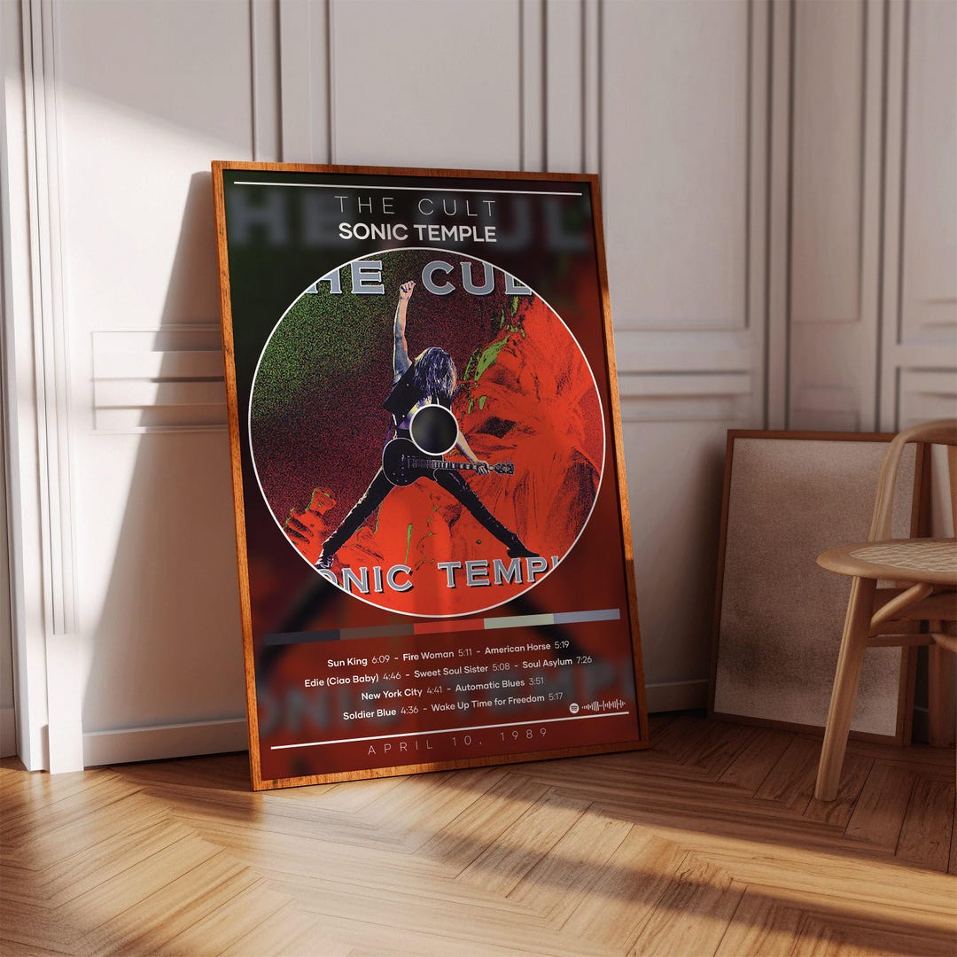 The Cult Poster | Sonic Temple Poster | Album Poster Print | Album ...