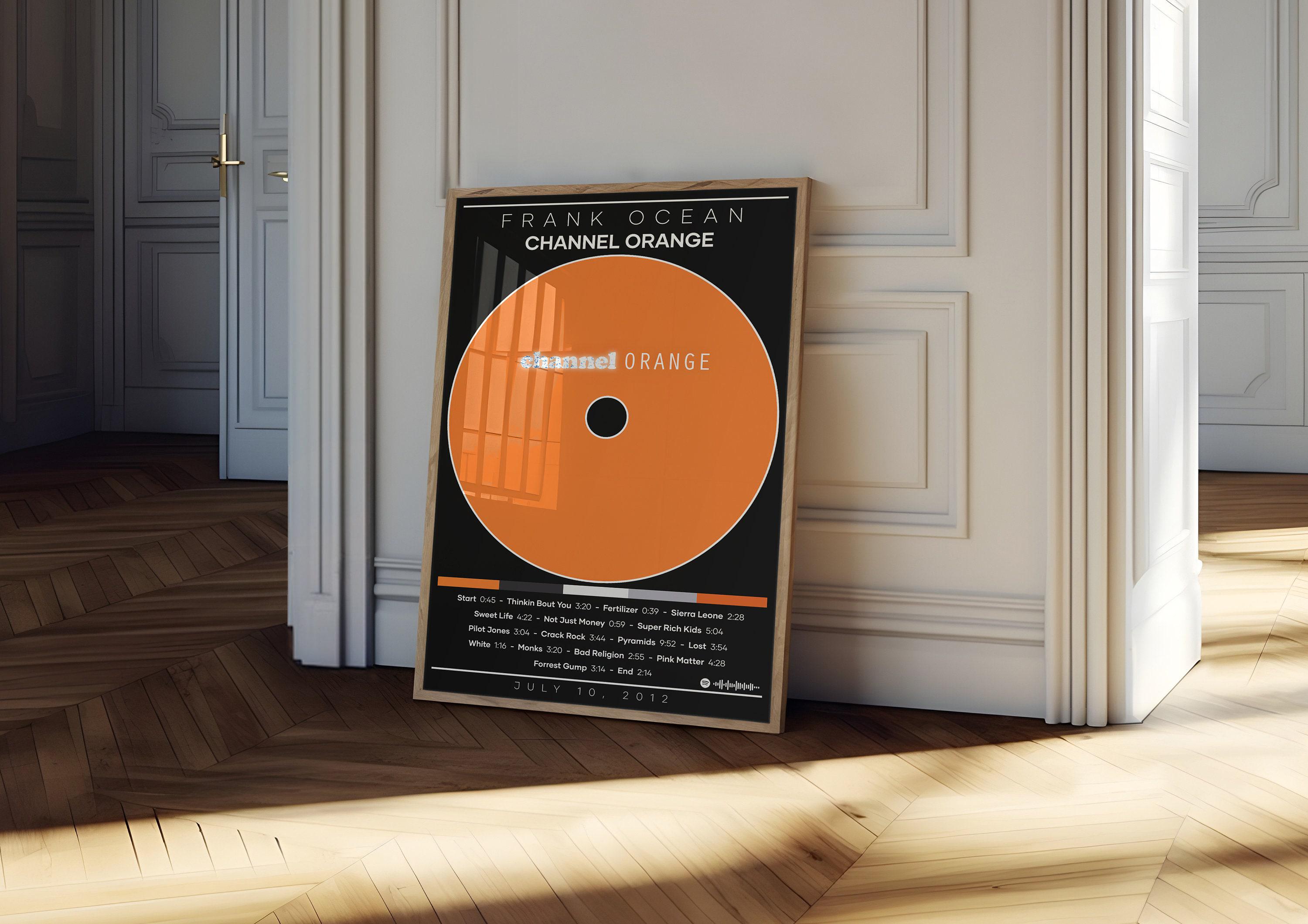 Frank Ocean Poster Channel Orange Poster Album Poster Print Album Cover ...