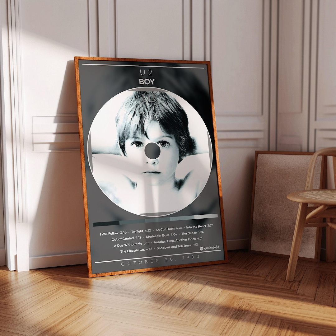 U2 Poster | Boy Poster | Album Poster Print | Album Cover Poster | Rock ...
