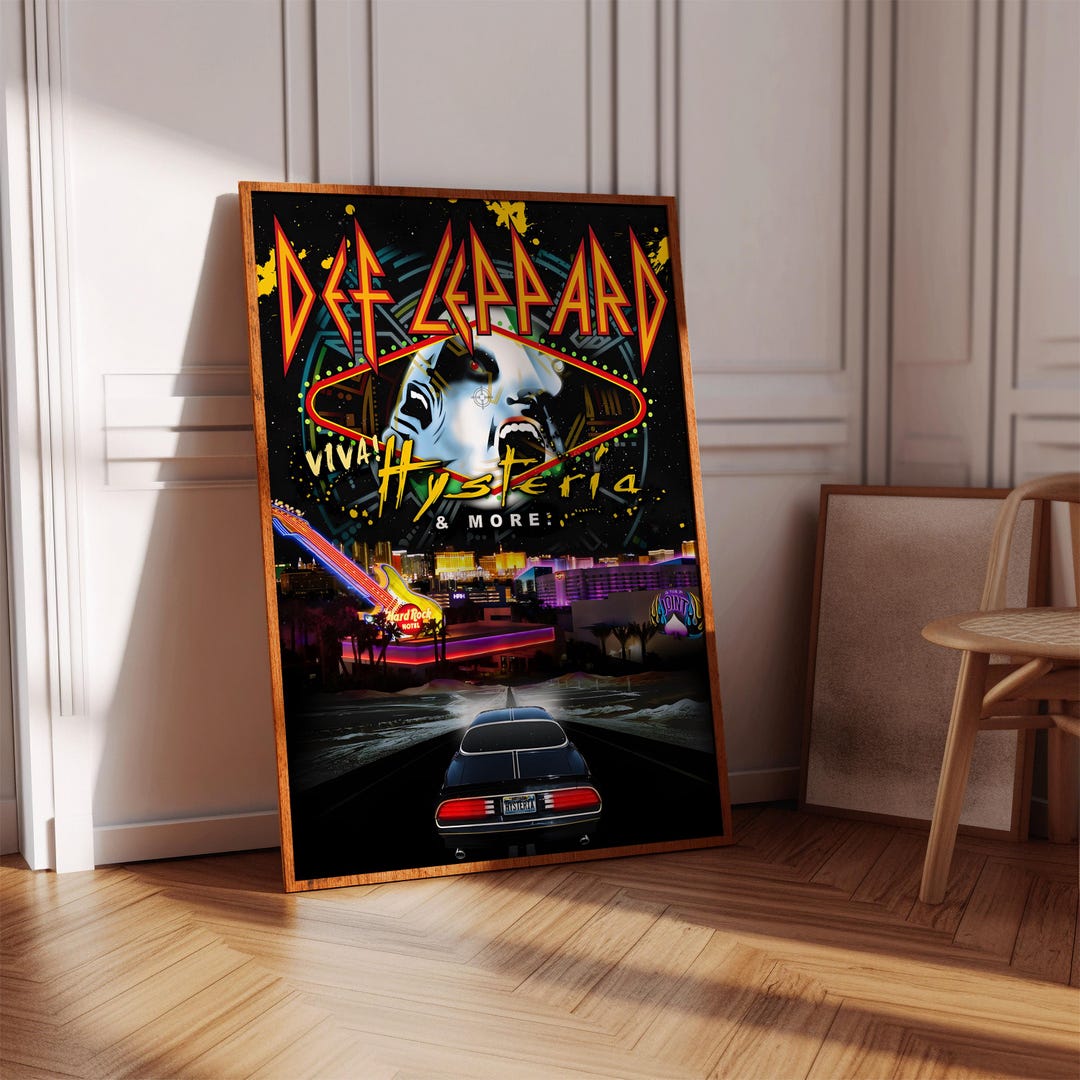 Def Leppard Poster | Concert Poster | Album Poster Print | Album Cover ...