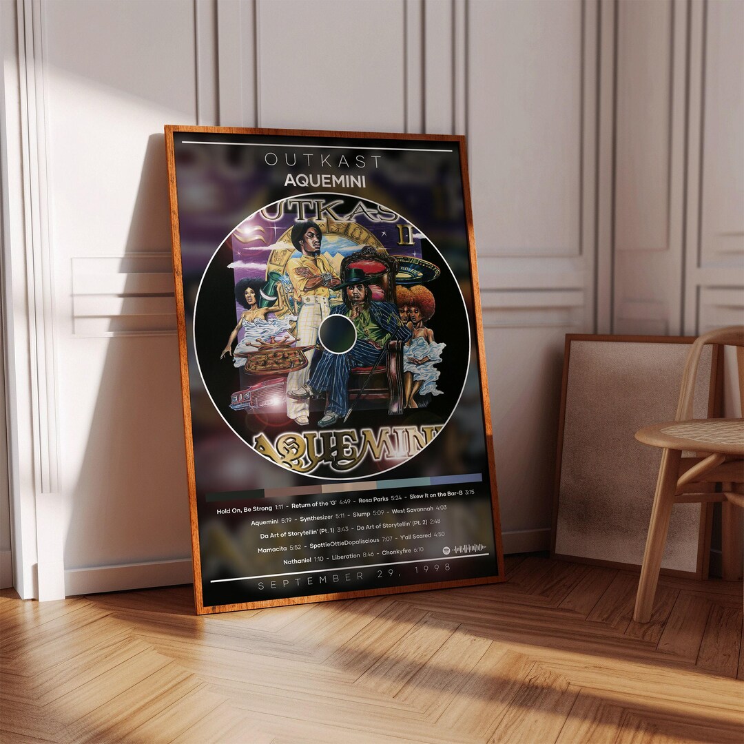 Outkast Poster Aquemini Poster Album Poster Print Album Cover Poster ...