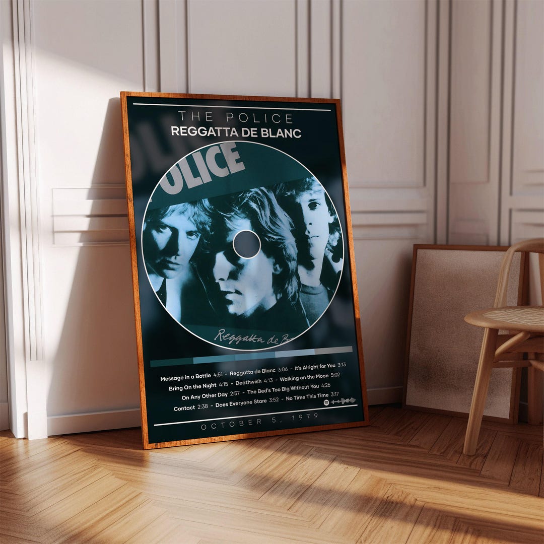 The Police Poster | Reggatta De Blanc Poster | Album Poster Print ...