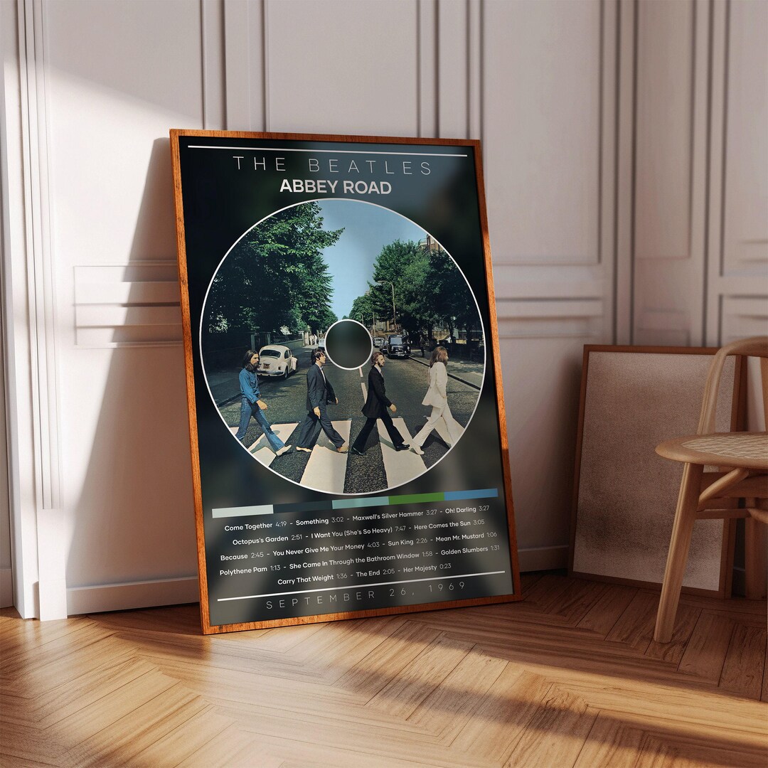 The Beatles Poster | Abbey Road Poster | Album Poster Print | Album ...