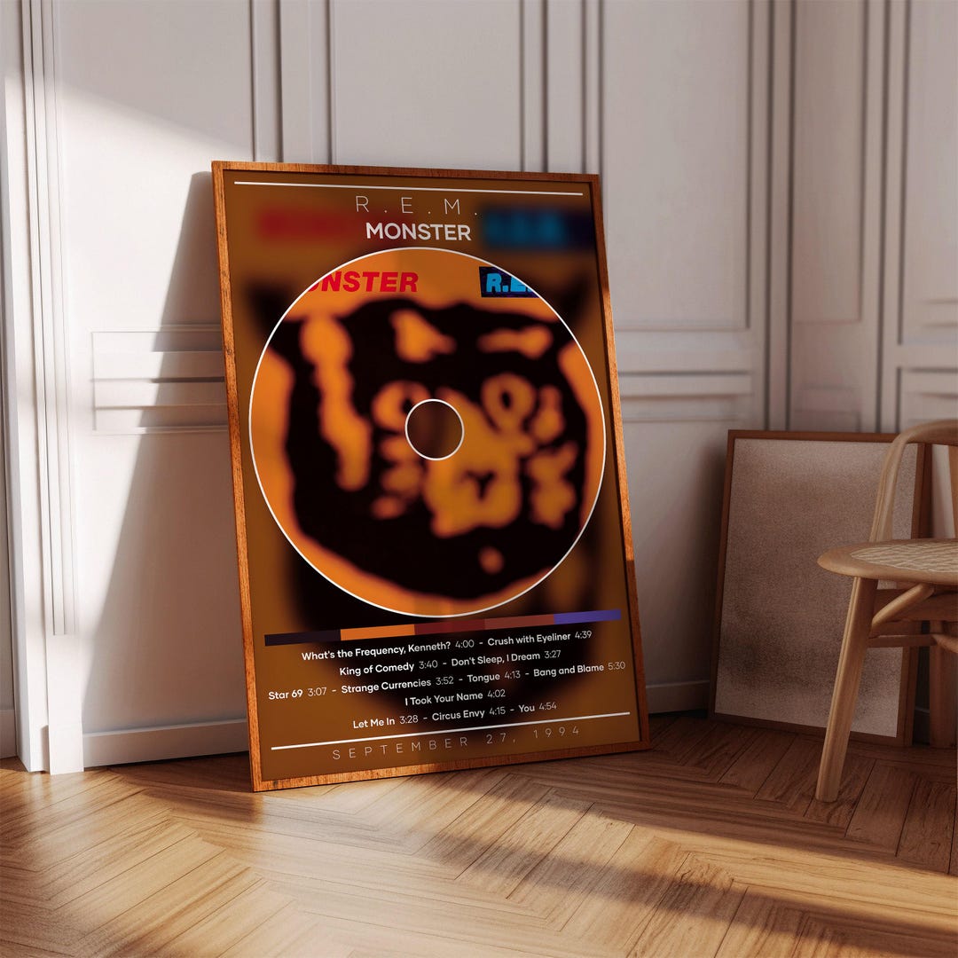 REM Poster | Monster Poster | Album Poster Print | Album Cover Poster ...