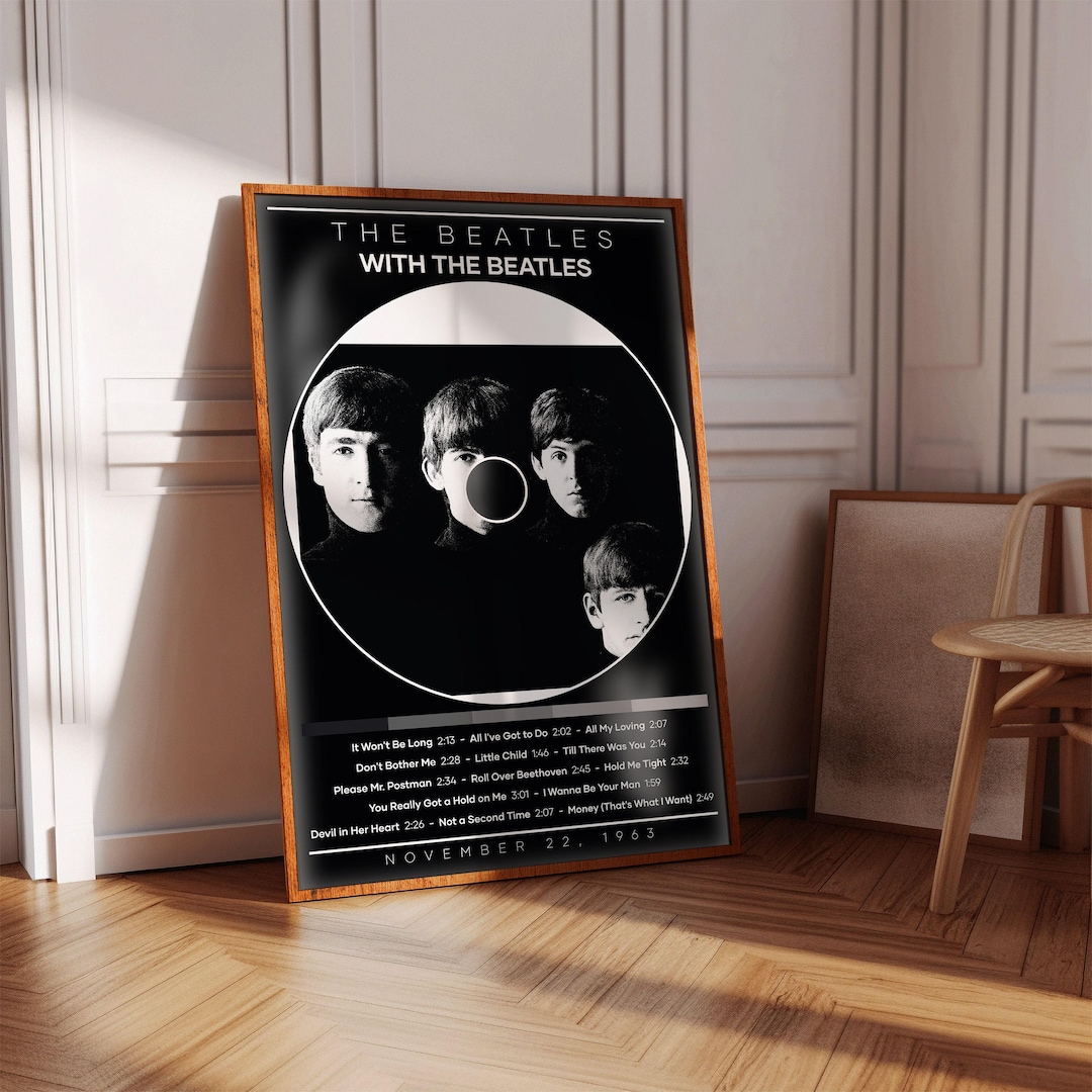 The Beatles Poster | With the Beatles Poster | Album Poster Print ...