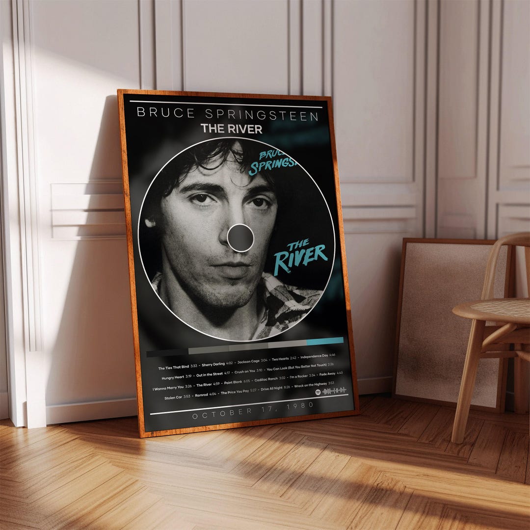 Bruce Springsteen Poster | the River Poster | Album Poster Print ...
