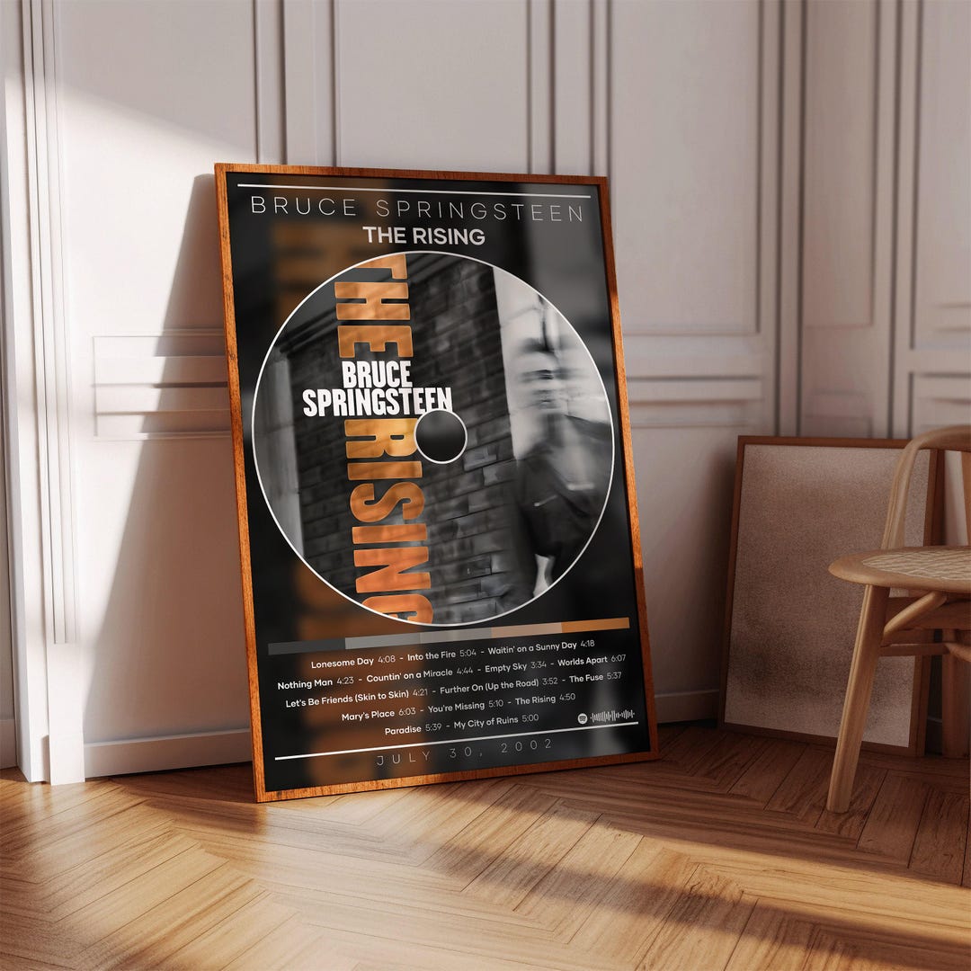 Bruce Springsteen Poster | the Rising Poster | Album Poster Print ...