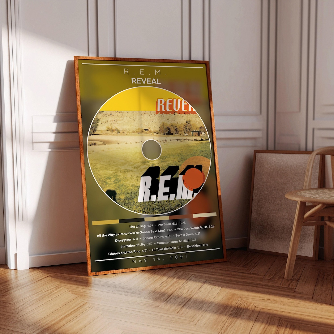 REM Poster | Reveal Poster | Album Poster Print | Album Cover Poster ...