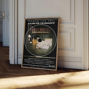 Pierce the Veil Poster | A Flair for the Dramatic Poster | Album Poster ...