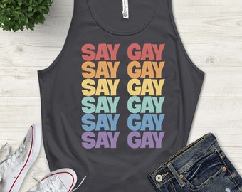 Gay Tank Top | Etsy