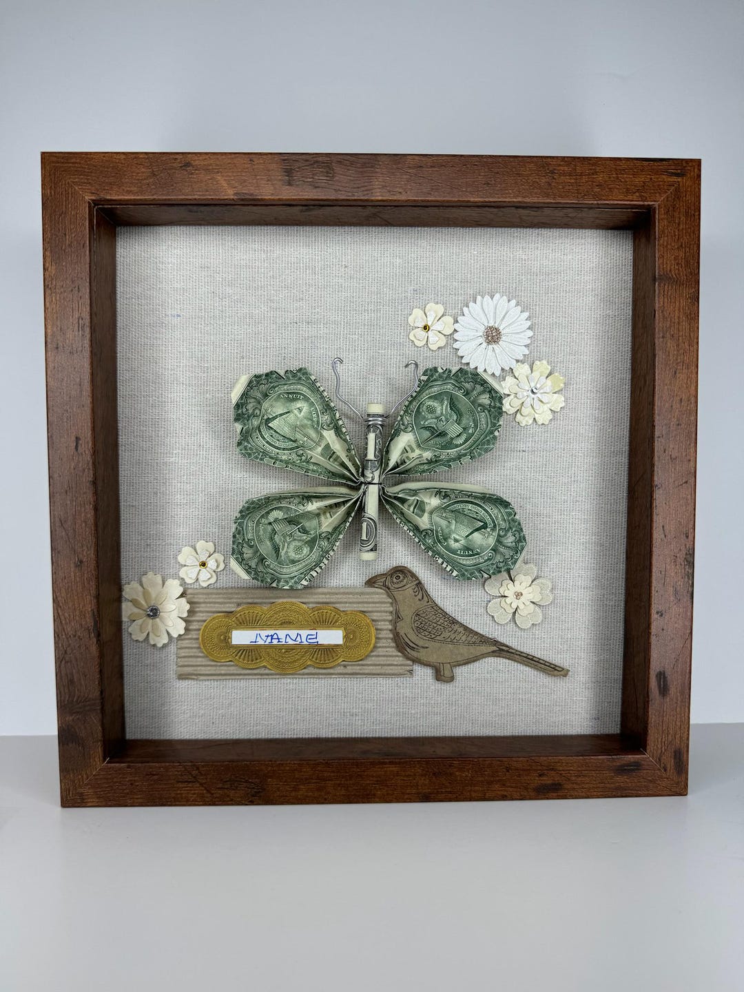 Origami Butterfly Wood Shadow Box - Etsy