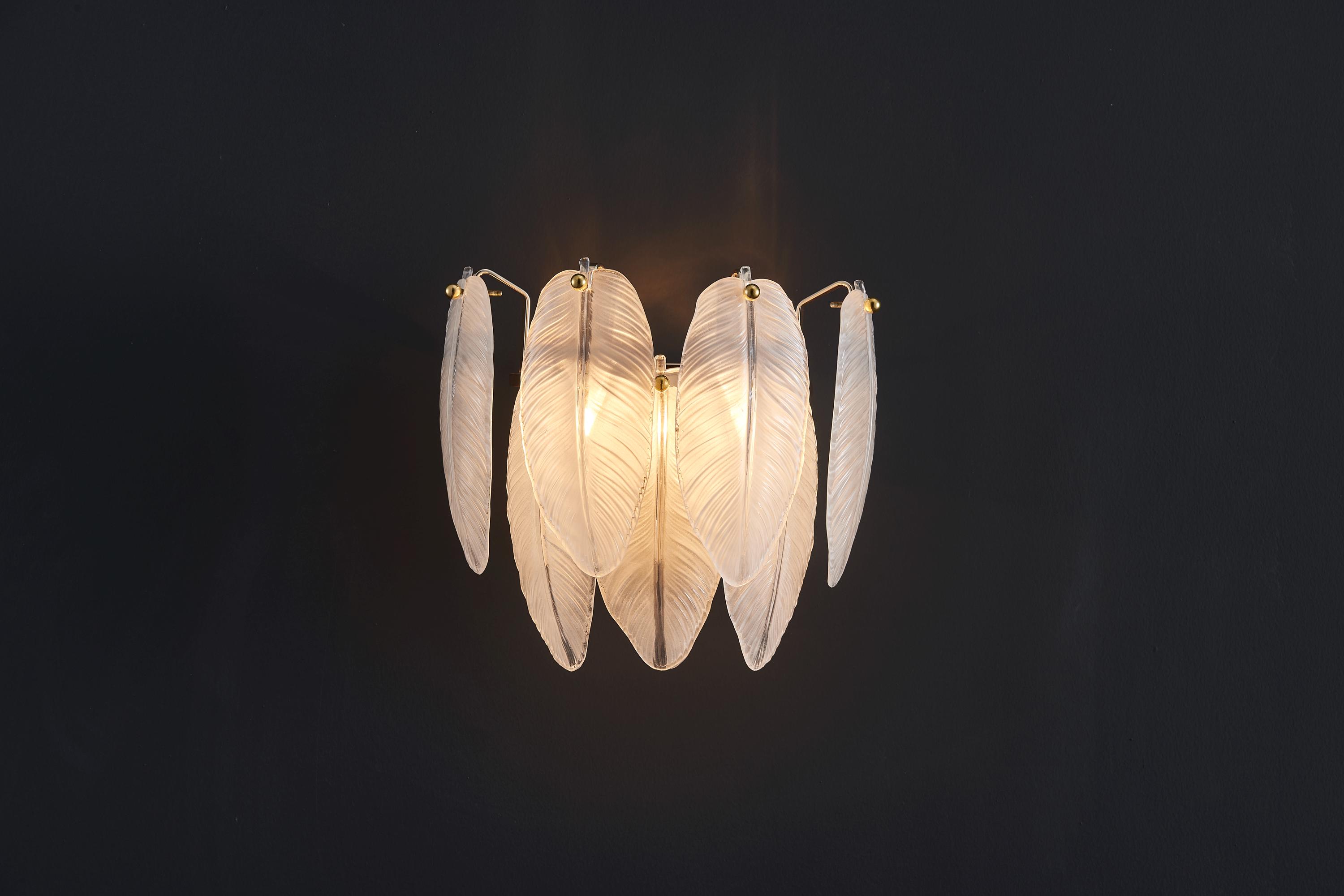 Modern Electroplated Gold Wall Lamp | Elegant Glass Sconce With Gold ...
