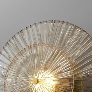 Mid-century Copper Wall Lamp Custom Night Light Glass Light Fixture - Etsy