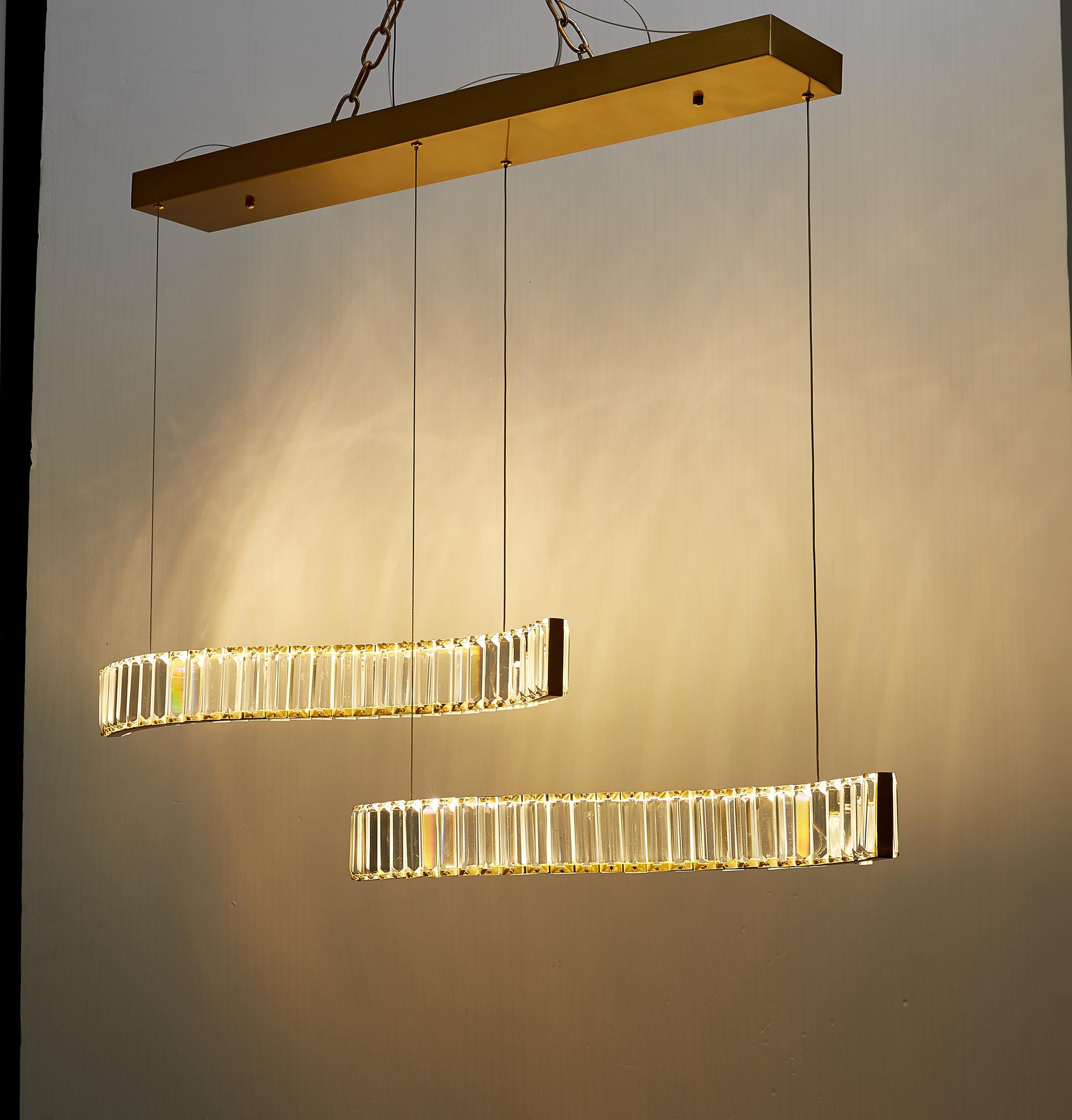 Luxury Chrome Titanium Chandelier | Modern Stainless Steel and Iron ...