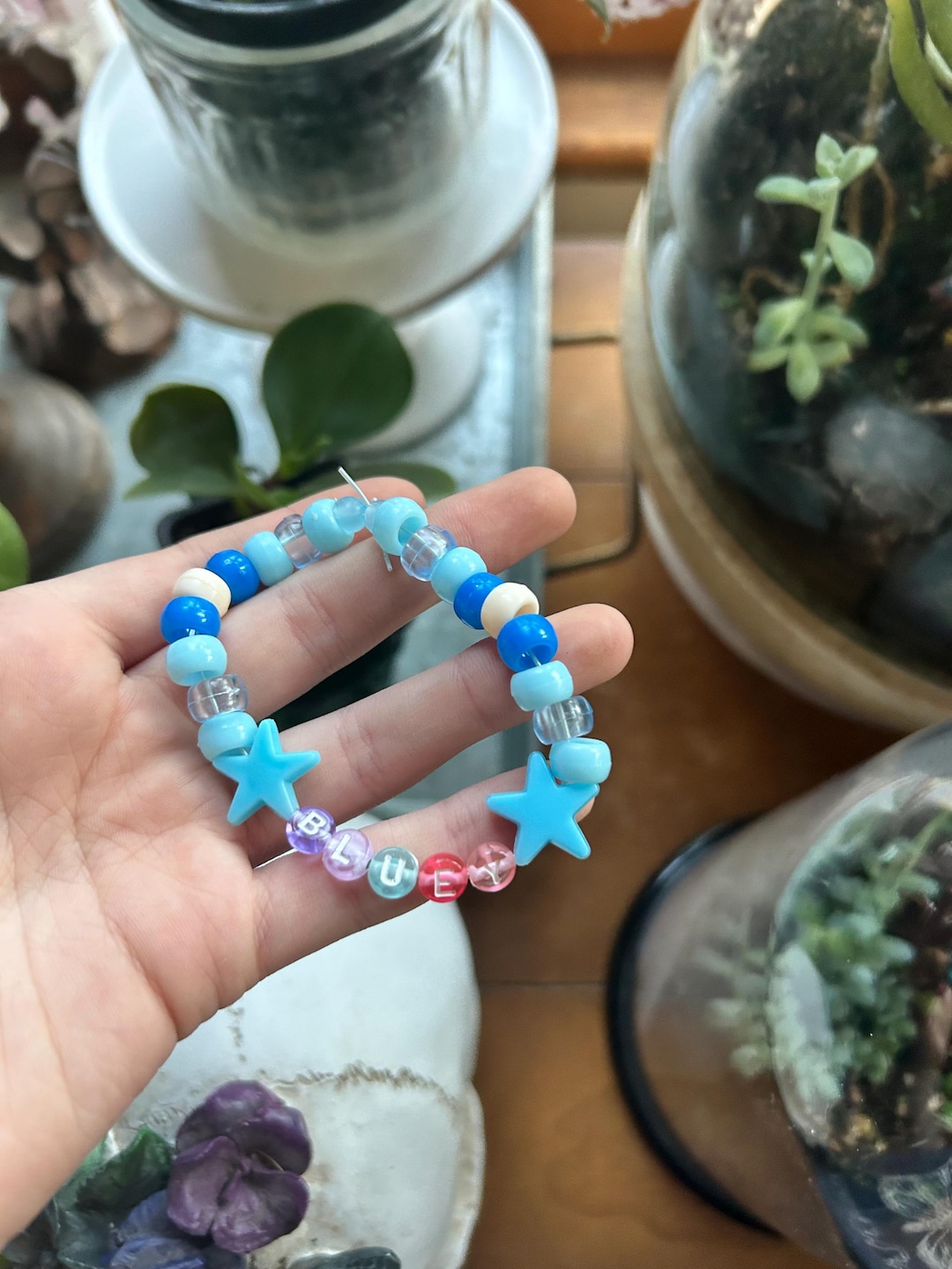 Blue Character Kandi Bracelet - Etsy