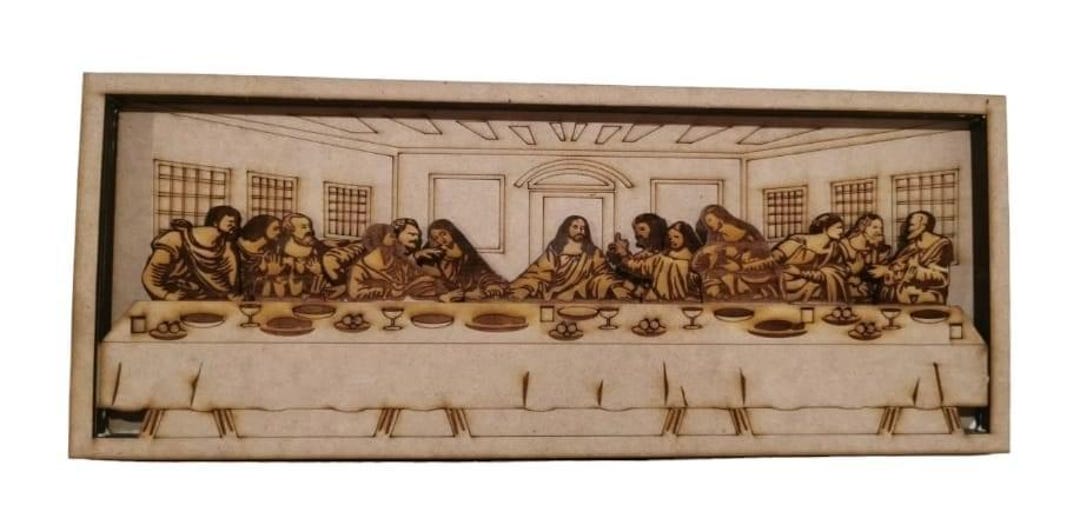 Laser Files the Last Supper 6 Layers / SVG / XCS / LBRN / Last Supper ...