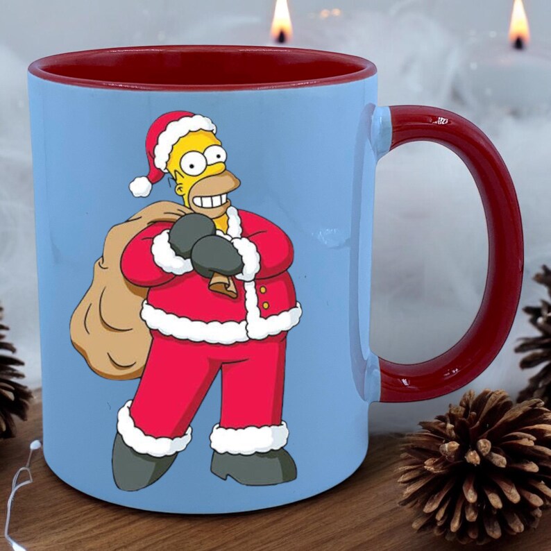 Simpson Mug, Simpson Family, Simpson Gift, Simpsons, Simpson Christmas ...