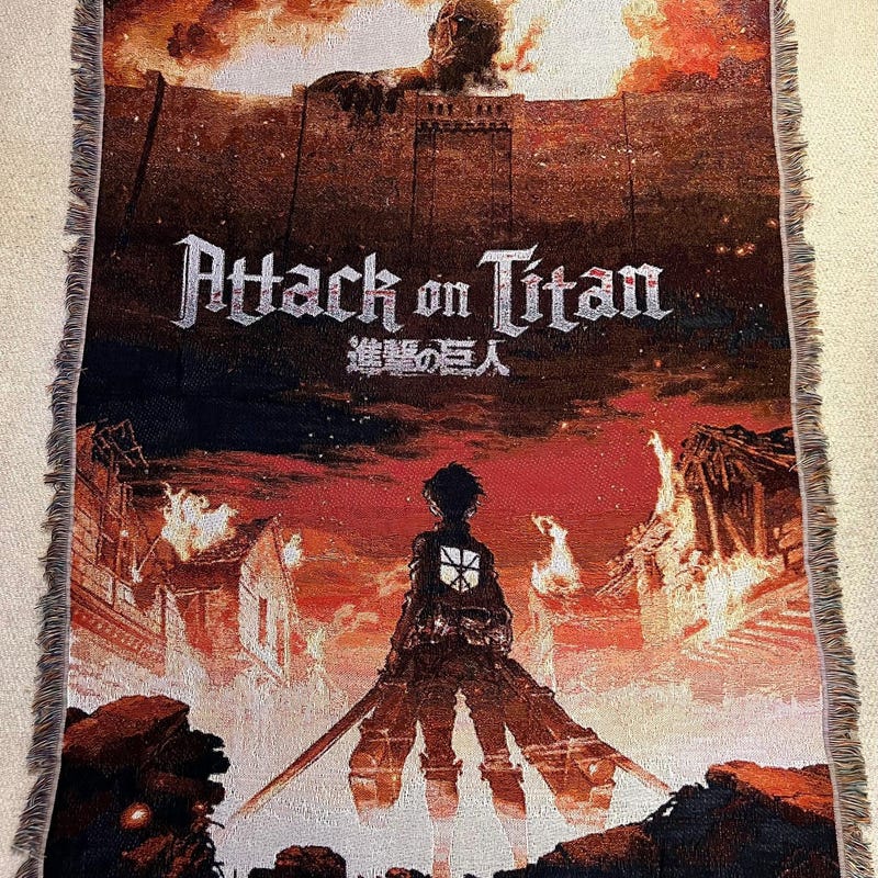 Rug Anime Attack on Titan - Etsy