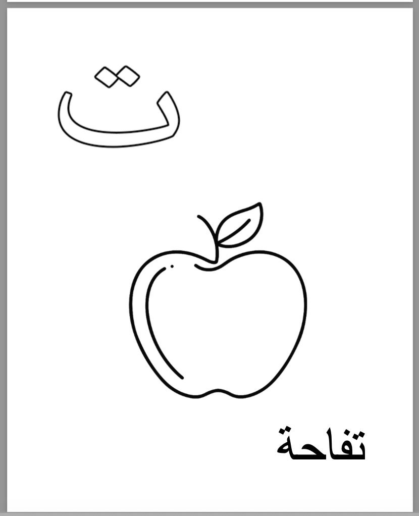 28 Letter Arabic Alphabet Coloring Pages - Etsy