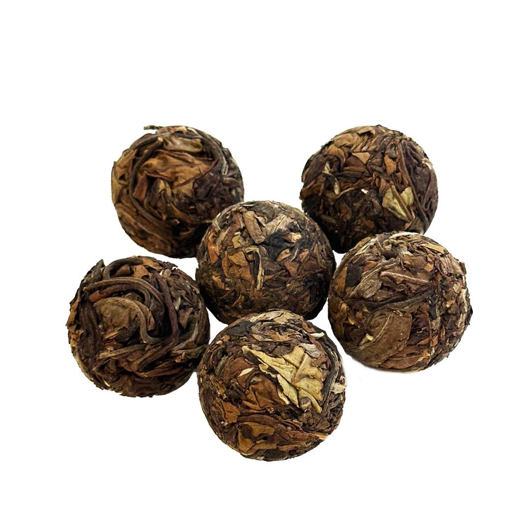Obsidian 7g Tea Pearls white Pu-erh Pack of 6 - Etsy
