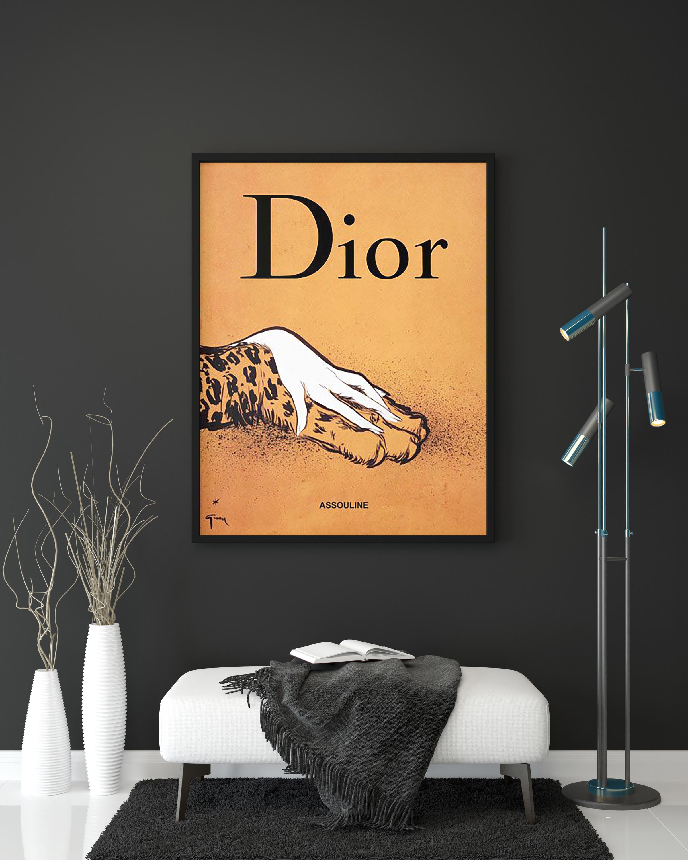 Dior Poster, Dior Canvas, Dior Art, Wall Decor, Ready to Hang, Fashion ...