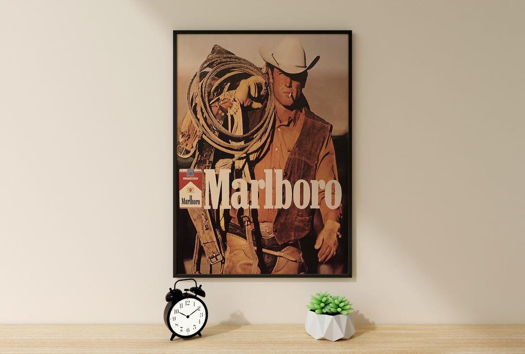 Marlboro Man, Marlboro Vintage Poster, Marlboro Cigar,marlboro Art ...