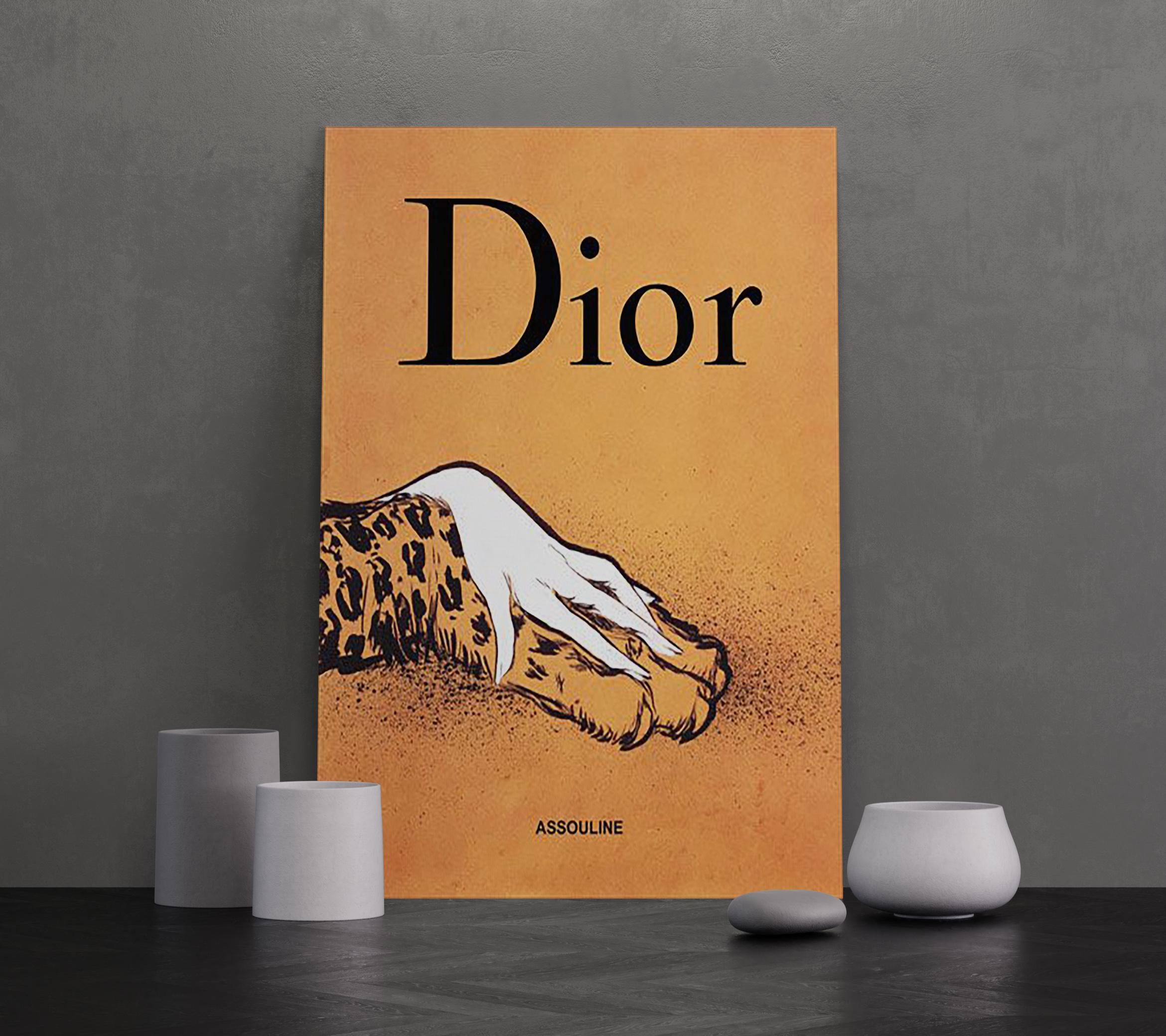 Dior Poster, Dior Canvas, Dior Art, Wall Decor, Ready to Hang, Fashion ...