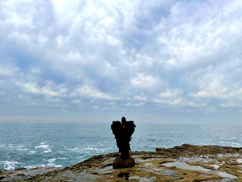 Genesis Angel Wings, Black, Large - Etsy