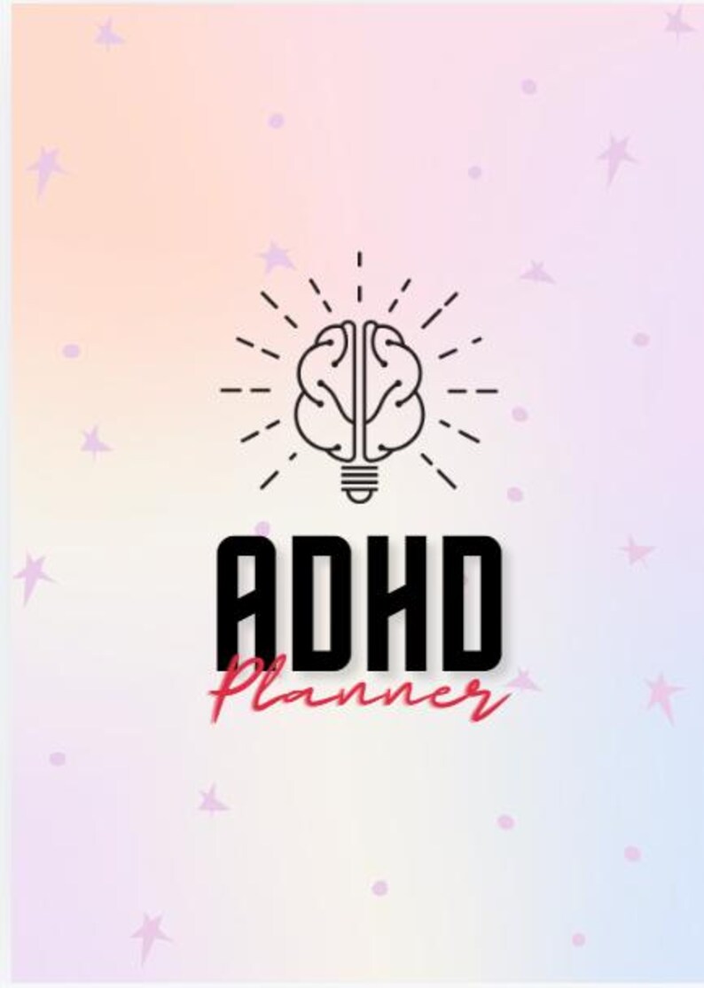 ADHD Digital Planner, ADHD Planner, Printable, Daily Planner, ADHD ...