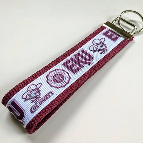 Eastern Kentucky University Key Fob Keychain Wristlet - Etsy