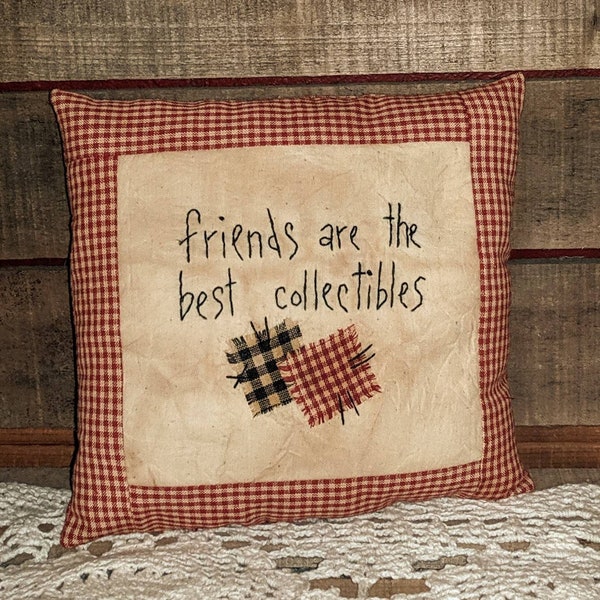 Primitive Pillow - Etsy