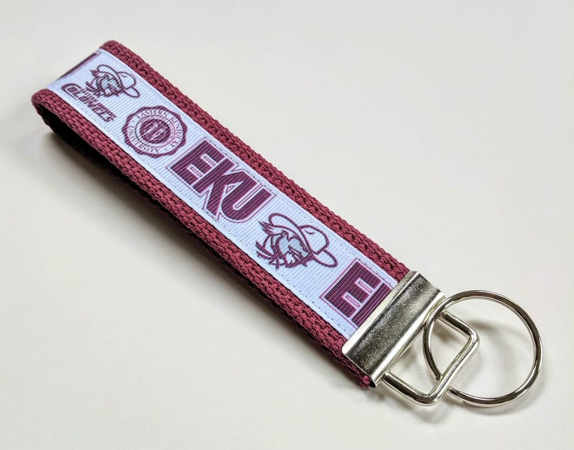 Eastern Kentucky University Key Fob Keychain Wristlet - Etsy
