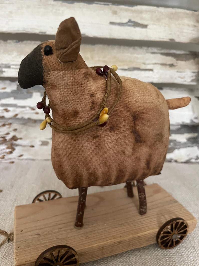A Charming Handmade Primitive Fabric Shop on Wheels - Etsy