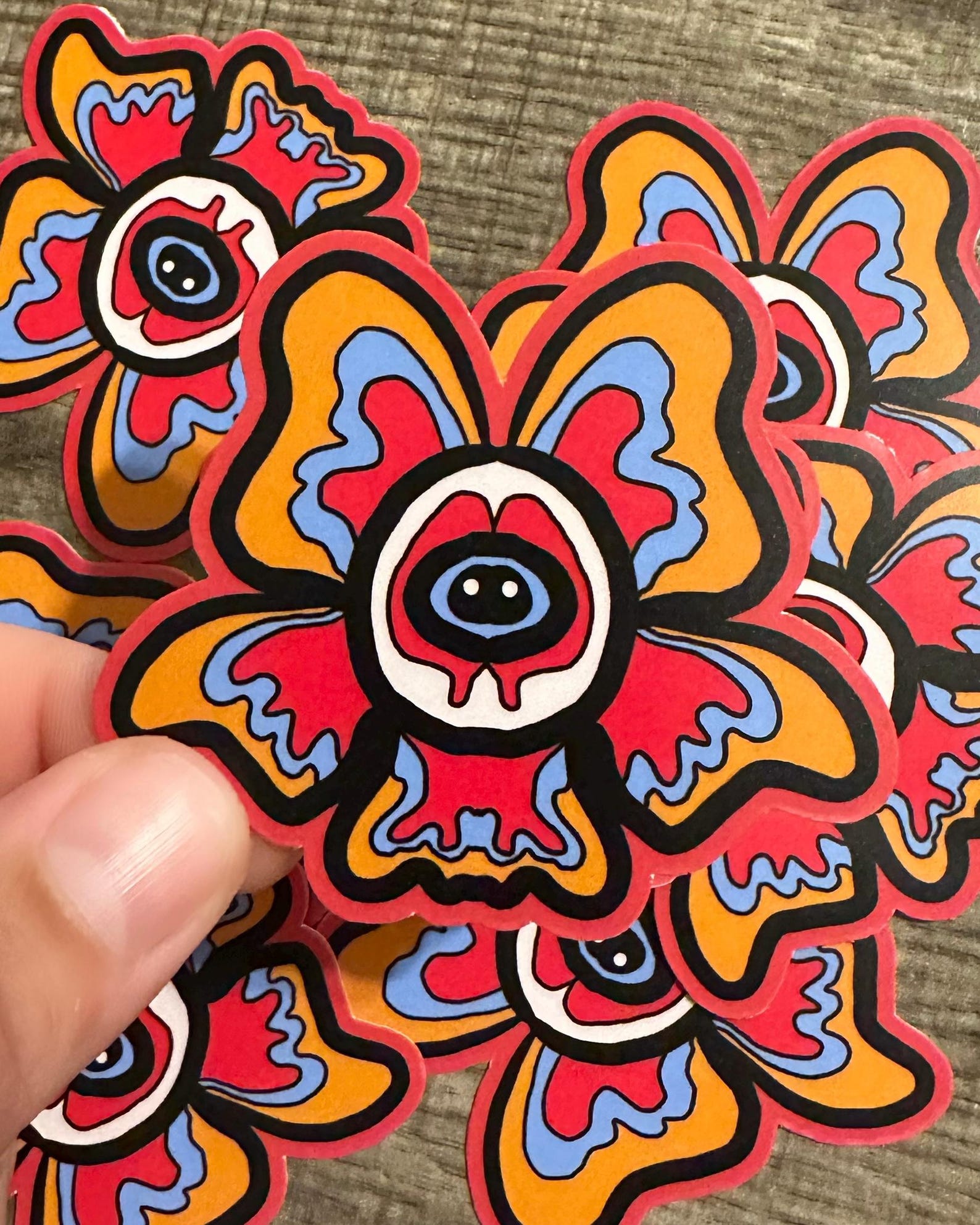 Groovy Butterfly Sticker - Laptop Decal - Trippy - Psychedelic Art ...