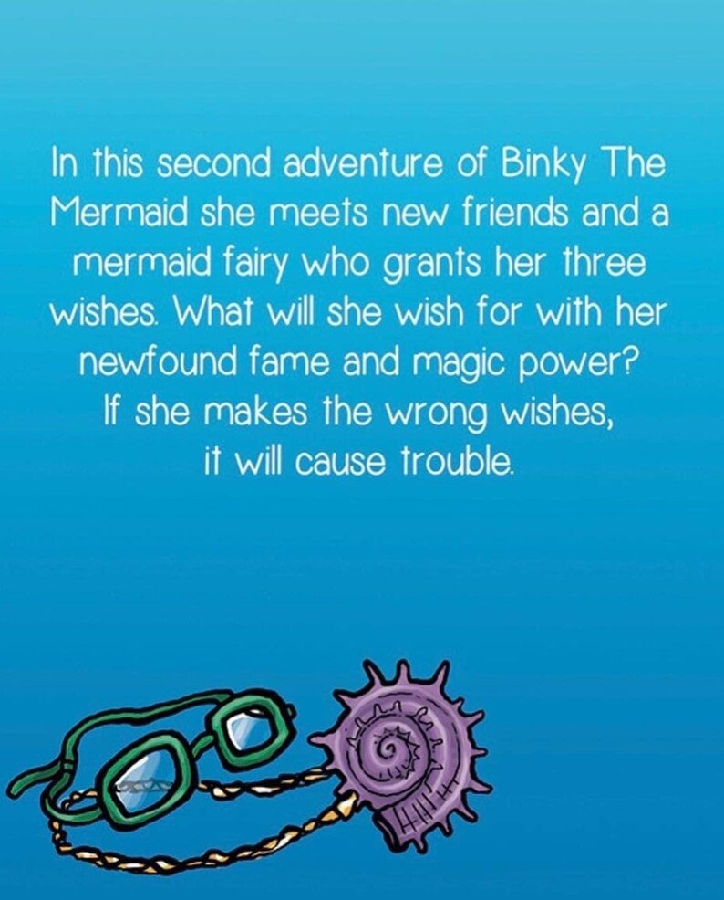 Mermaid Book/ Binky the Mermaid: the Magical Fairy/ Picture Book ...