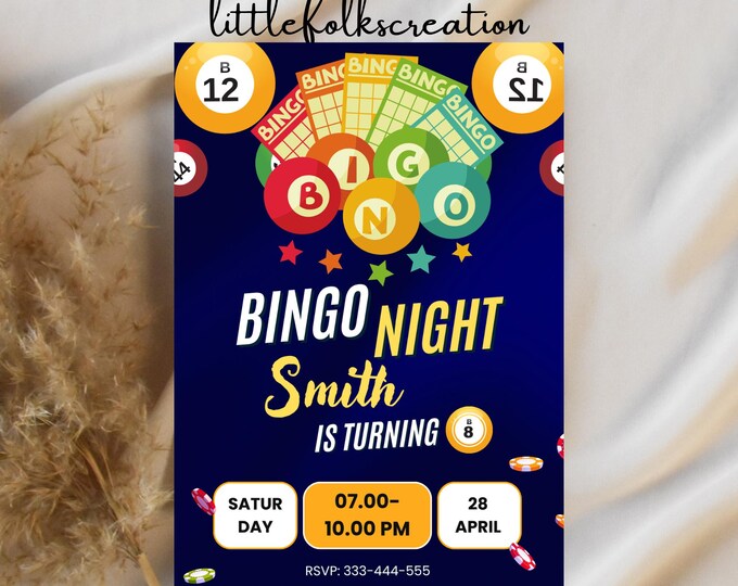 Bluey - Bingo Party Invitation - Etsy