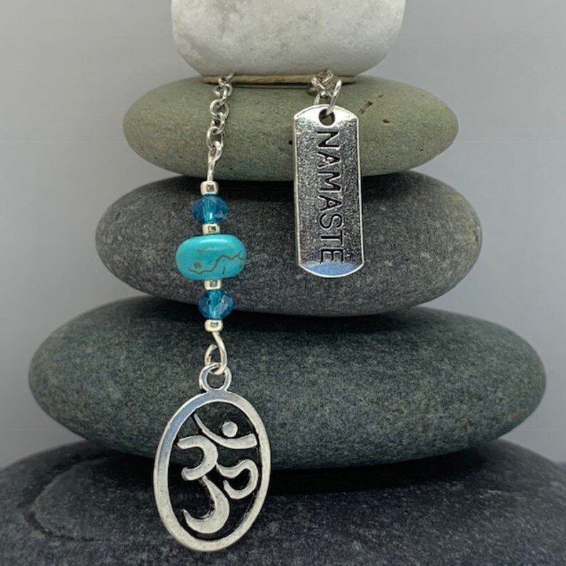 Om Namaste Rock Cairn Zen Mantra Brahma Vishnu Siva - Etsy