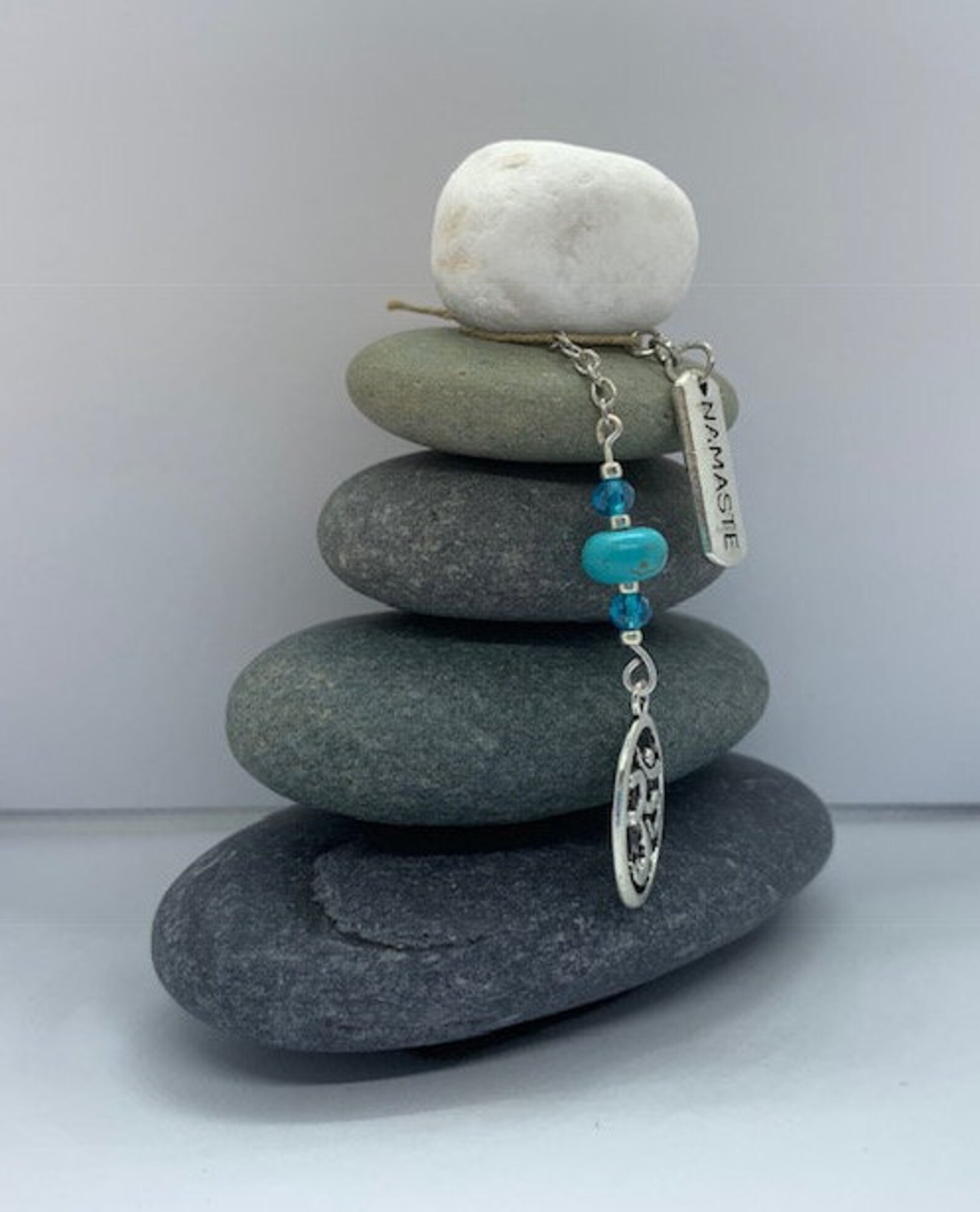 Om Namaste Rock Cairn Zen Mantra Brahma Vishnu Siva - Etsy