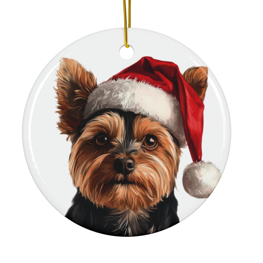 Personalized Yorkie Dog Christmas Ornament Tree Decoration Gift for ...