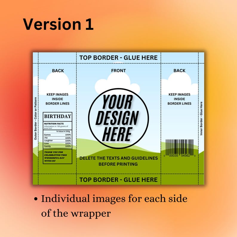 Chip Bag Template, Custom Chip Bag, Canva Template, Blank Chip Bag ...