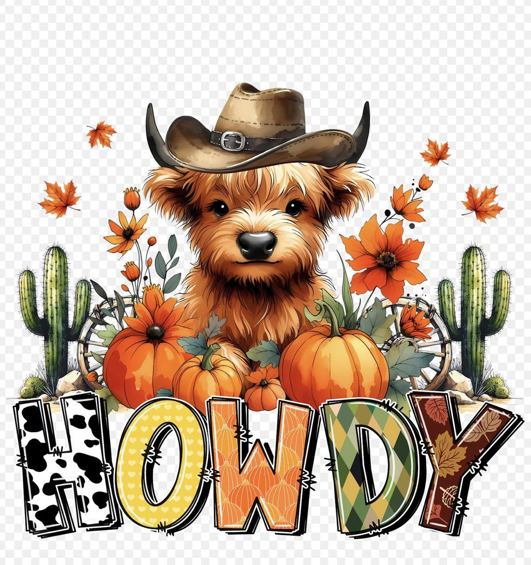 Howdy Png Western Howdy PNG Sublimation Design Download Cowboy Hat With ...