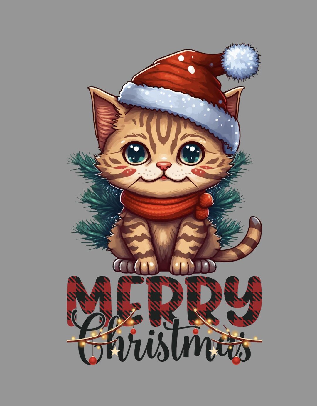 Merry Christmas Cats Png Meowy Christmas Png, Christmas Cat Png Cute ...
