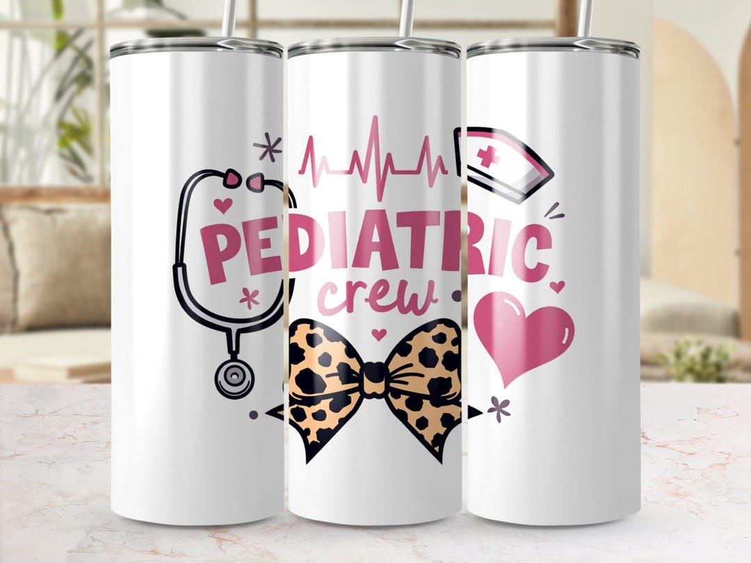 Pediatric Crew Digital PNG, Cute Pediatric Nurse Clipart, Stethoscope ...